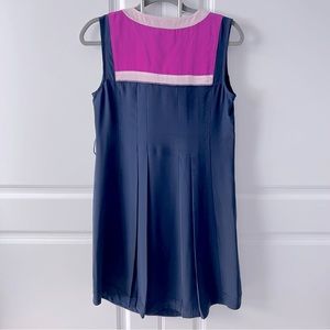 Tory Burch | Dresses | Tory Burch Angie Color Block Silk Dress | Poshmark